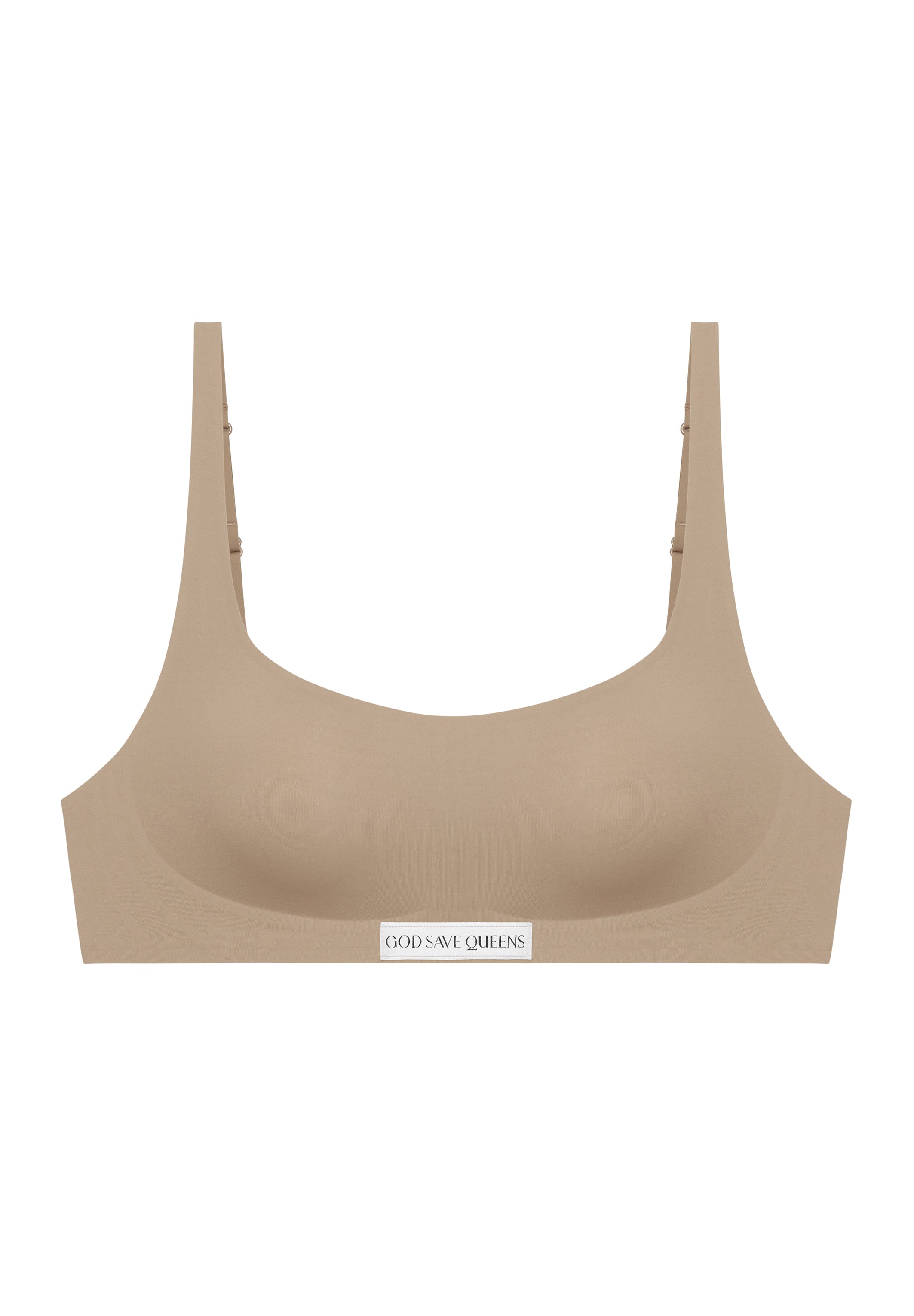 Second Skin Bralette Scoop-Neck Mocha – GOD SAVE QUEENS
